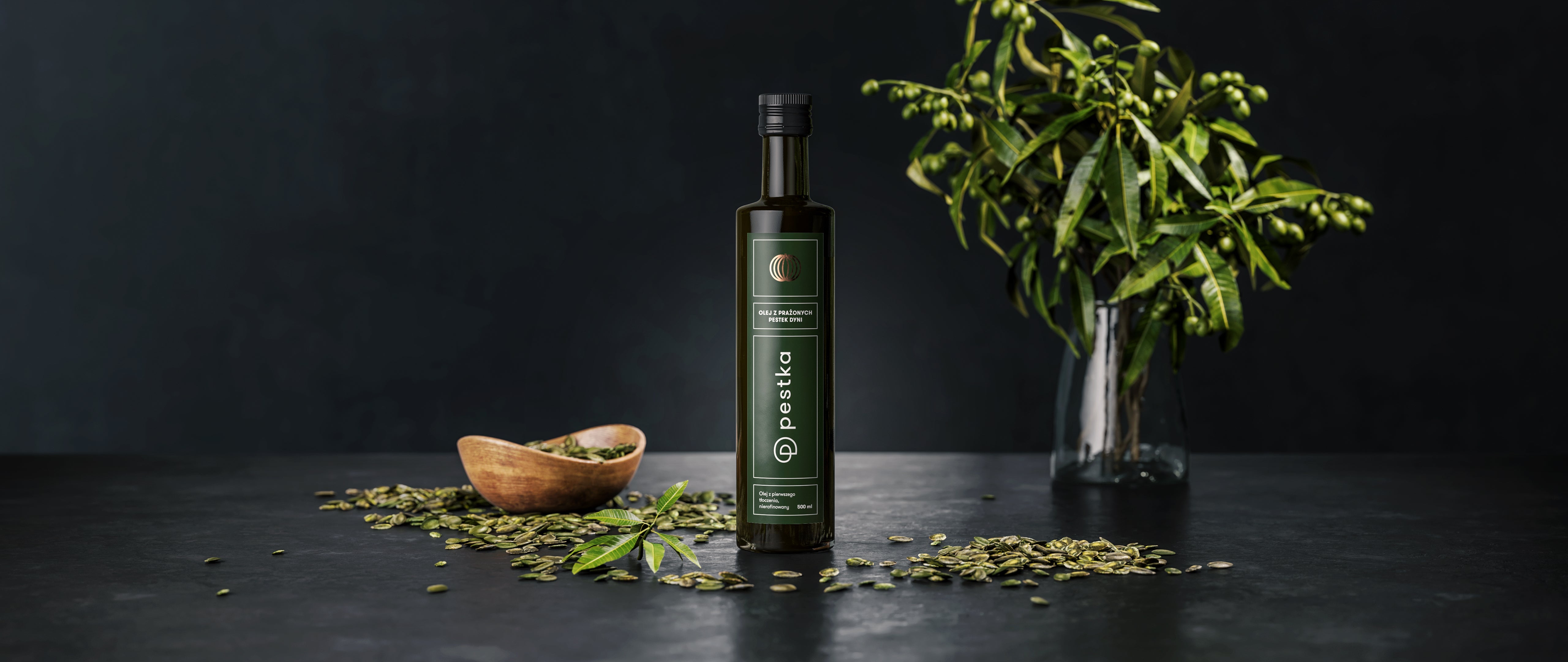 Pestka | Olej z Prażonych Pestek Dyni – Sklep Pestka